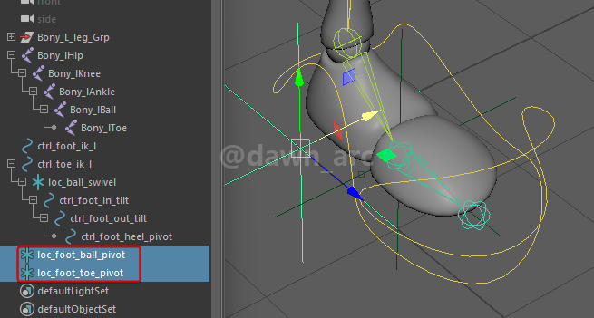 [Maya]Rigging 16 - Ankles & Heels